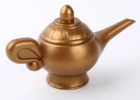 China Custom anti static plastic containers HDPE Halloween Props Black Evil Genie Lamp Souvenir Aladdin Magic Lamp for sale