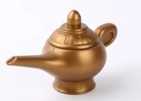 China Custom anti static plastic containers HDPE Halloween Props Black Evil Genie Lamp Souvenir Aladdin Magic Lamp for sale