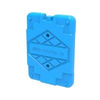 China Blue HDPE Brick Bottle Ice Freezer Block Custom Weight High Moisture Resistance Plastic Can for sale