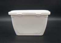 China White Color Laundry Gel Box Durable PE Plastic Containers Detergent Bottle Storage Box for sale