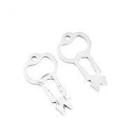 China Custom Lightweight 60MM Durable Stainless Steel Multi-purpose EDC Tool Card Metal Bottle Opener for sale