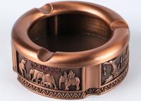 China 82*32MM Color bronze Zin Alloy Customizable Portable Metal Die Casting Ashtray for sale