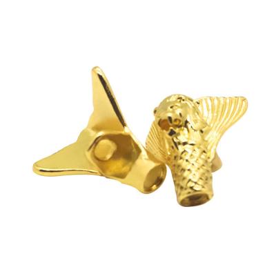 China Customized Zinc Alloy Professional Precision Crafts Die Casting Gold Color Aluminum Desktop Ornaments for sale