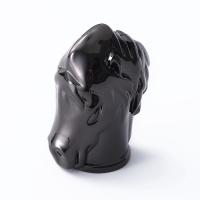 China Polishing Black Plating Creative Design Die Casting Zinc Alloy Perfume Jar Lids Custom Branding In Mould For Sophisticated Packaging Solutions for sale