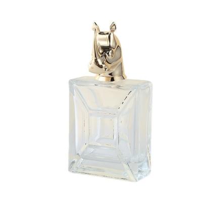 China Customizable Animal Design Gold Color Plating Zinc Alloy Die Casting Perfume Bottle Caps Fits Most Perfume Bottles for sale