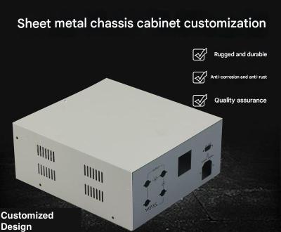 China Customizable Chassis Processing Sheet Metal Cabinet With Oem/Odm Thickness 0.5mm-10mm for sale