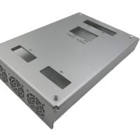 China Customized Silk Screen Printing Anodized Aluminum Sheet Metal Processing Chassis Shell Laser Cutting Seamless Bending for sale