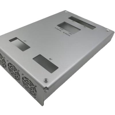 China Customized Silk Screen Printing Anodized Aluminum Sheet Metal Processing Chassis Shell Laser Cutting Seamless Bending for sale