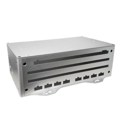 China Construction Sheet Metal Processing Anodized Finishing Custom Aluminum Cabinet and chassis for sale