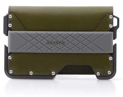 China Customizable Aluminium Card Wallet CNC Machining Anode Oxidizing RFID Protection for sale