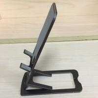 China Custom CNC Lathe Machining Metal Laptop Stand Aluminum Cell Phone Stand 3.0mm for sale