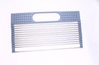 China Foldable SGS 280mm 385mm Over The Sink Roll Up Dish Drying Rack for sale