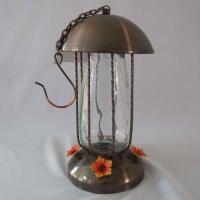 China Customized SGS Cast Iron Wall Mounted Metal Bird Feeder Beautiful Cute for sale