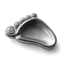China Fashion Creative Practical Silver Grey Plating Process Die Casting Zinc Alloy Vintage Pocket Ashtray 6.5*9cm for sale