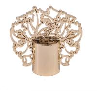 China Customized Gold Color Plated Zinc Alloy Perfume Bottle Caps for Luxury Perfume Bottle Packaging for sale