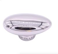 China Modern Fashion Deluxe Chromium Plated Metal Die Casting Zinc Alloy Silver Color Perfume Cap Eco Friendly for sale