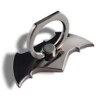China Mini Durable Zinc Alloy Bat Design Metal Die Casting Process Black Phone Stand for Mobile Phone Notepad for sale