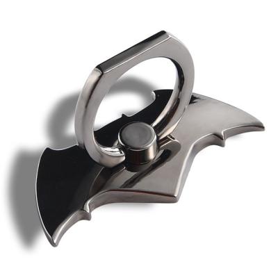 China Mini Durable Zinc Alloy Bat Design Metal Die Casting Process Black Phone Stand for Mobile Phone Notepad for sale