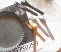 China 13.6CM 304 Stainless Steel Flatware Sets Frosted 2 Pieces Dessert Cutlery Sets for sale