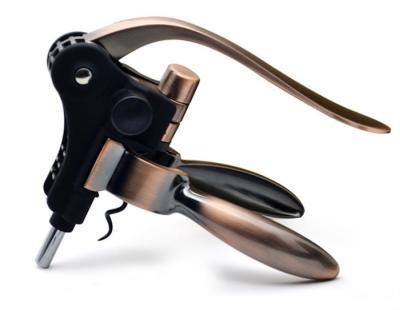China Rabbit Bronze Plating Zinc Alloy Manual Wine Opener Wear Resistance for sale