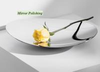 China Dessert Basin SS304 Fruit Plate Metal Houseware Sand Polishing for sale