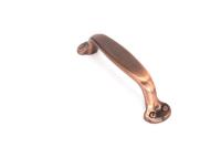 China Luxury Sandblasting Double Hole Drawer Pulls Laser Engraved For Wine Cabinet for sale