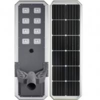 China HoT Sale 100w 80w Flat integrated Solar street Lamp For City Road all in one solar street light with ROHS & CE for sale