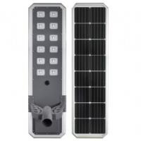 China HoT Sale 100w 80w Flat integrated Solar street Lamp For City Road all in one solar street light with ROHS & CE for sale