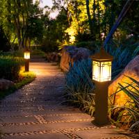 China outdoor lawn lamps for decoration easy installation hot-dip galvanized steel pipe high quality stainless steel pole for sale