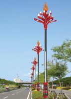 China 12 Foot  10 Foot LED Pole Street Lights Ip65 Outdoor Commercial Lighting for sale
