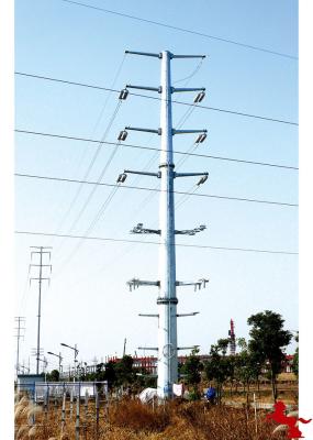 China Communication Microwave Transmission Tower Power Pole Iron 12m for sale