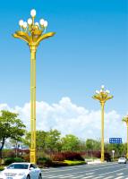 China Decorative LED Pole Street Lights 4500K 160lm/W 100-265V high light pole led lamp for sale
