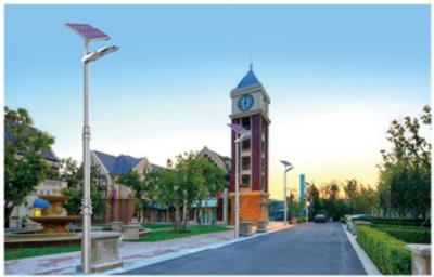 China Multifunctional Yard Garden Outdoor Solar Led Street Light 40w 30w 2110-5600 Lm for sale