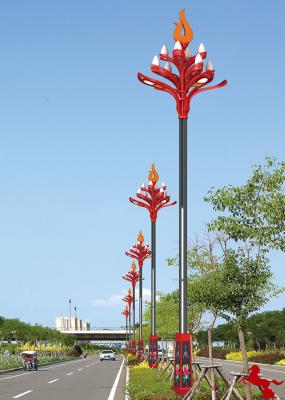 China 5-12M Garden LED Pole Street Lights Outdoor Driveway Decorative for sale