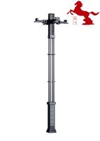China 100-240V LED Courtyard Lights high quality lamp body made by steel or aluminum cast hot -dip galvanizing no rust for sale