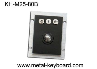 China USB Port Black Sealed Dust proof Trackball Pointing Device , stainless steel computer mouse for sale