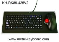 China IP65 Silicone Keyboard USB Panel Mount Keyboard With Ergonomic Trackball Mouse for sale
