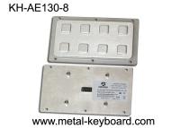China Customization 8 Keys Number vandal proof keypad Rear Panel Mount for sale