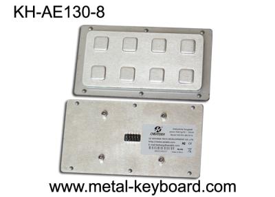 China Customization 8 Keys Number vandal proof keypad Rear Panel Mount for sale