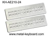 China Vandal resistant Industrial Metal Keyboard , IP65 ss keyboard Water proof long life for sale