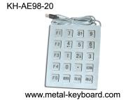 China IP65 Industrial Metal Kiosk Keypad with 20 Keys , USB Port security keypads for sale