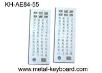 China 55 Keys Industrial Metal Keyboard Anti Vandal With Customized Layout for sale