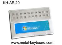 China Weather - proof Stainless Steel Ruggedized Keyboard with 20 keys for Medical Kiosk for sale