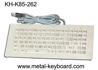 China Metallic stainless steel ruggedized keyboard industrial Vandal Resistant for sale