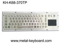 China Metal Industrial Computer Keyboard With 70 Keys Touchpad Keyboard for sale
