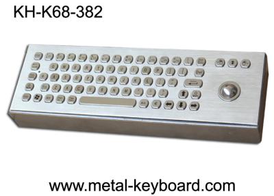 China Vandal proof Industrial Computer Keyboard with trackball and 71 Keys for sale