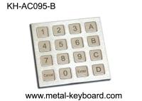 China Dust Proof Stainless Steel Keyboard IP 65 Access Control Keypad with 16 Keys for sale