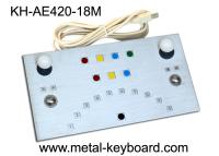 China Vandalism proof Metal panel Industrial Metal keyboard 18 Keys with USB / PS2 Interface for sale
