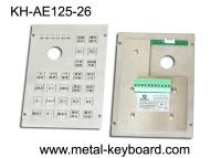 China 26 Keys Ruggedized Industrial Metal Keyboard , dustproof keyboard for sale