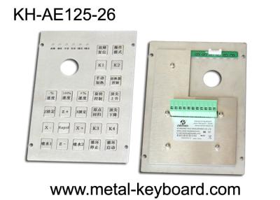 China 26 Keys Ruggedized Industrial Metal Keyboard , dustproof keyboard for sale
